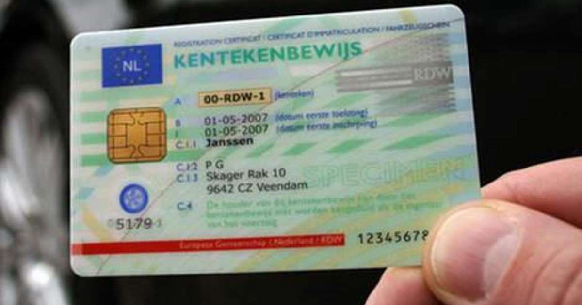 Kentekencard verloren | DalfsenNet