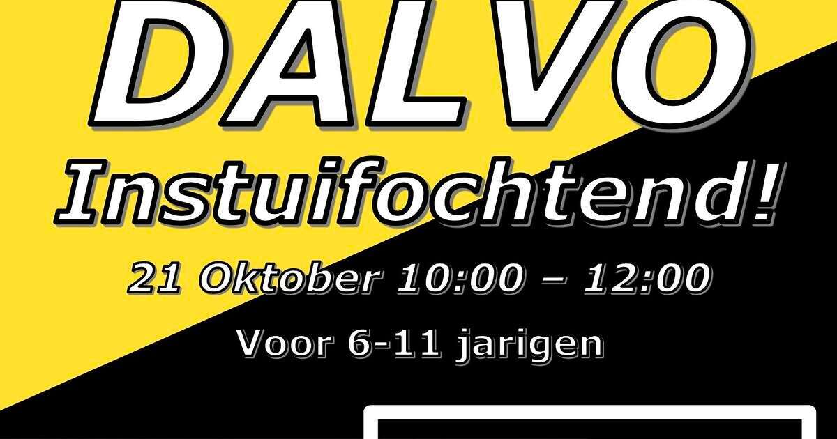 Dalvo instuifochtend 6-11 jarigen | DalfsenNet